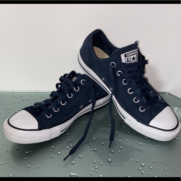Converse | Shoes | Converse Chuck Taylor All Star Navy Leather | Poshmark